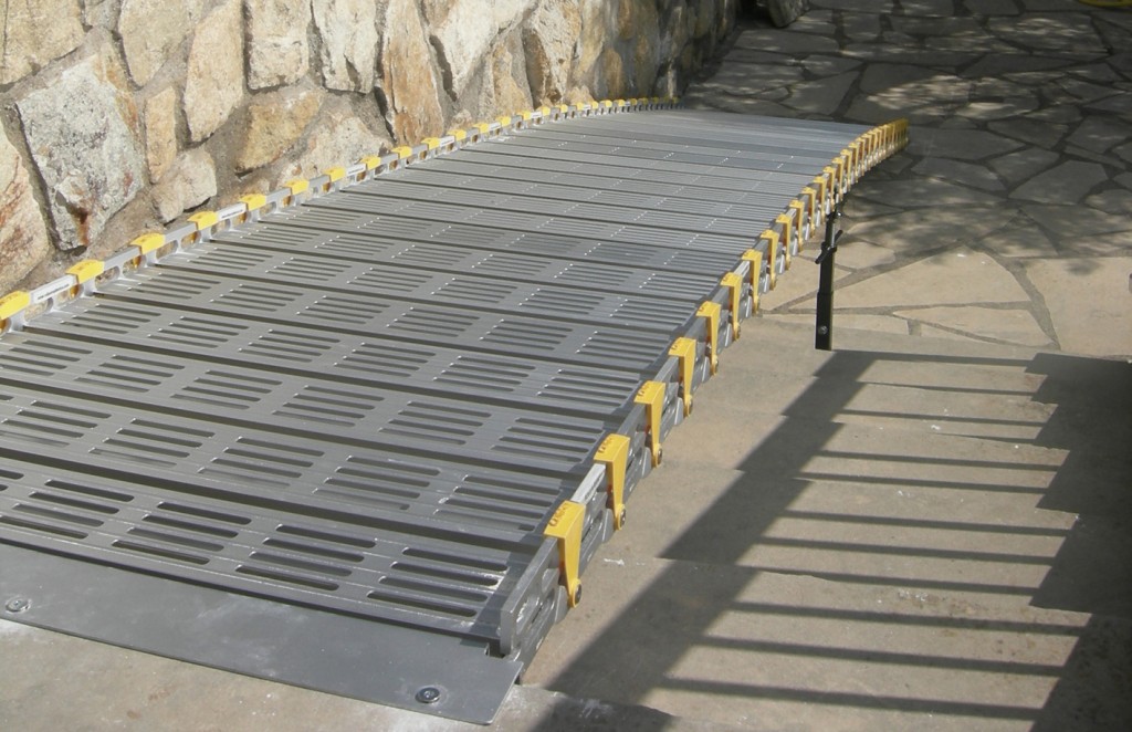 Rampa Enrollable 076 Cm Ancho con Patas rollarampiberica.com | Sistema ...